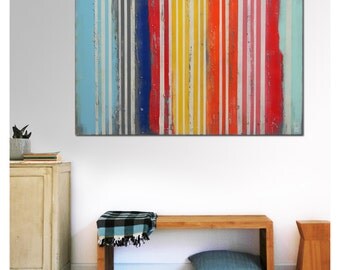 Vertical painting | Etsy