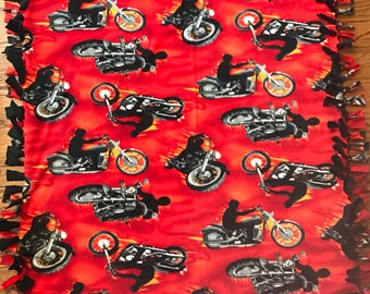 Motorcycle blanket | Etsy