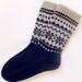 Classic Scandinavian Wool Socks with patterns. Women and by Junman