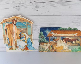 Nativity die cut | Etsy
