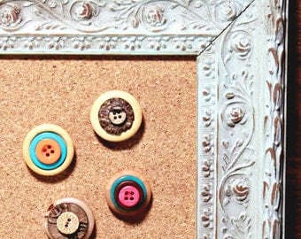 Framed cork board | Etsy