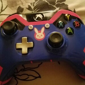 Custom Painted Overwatch D.VA Suit Xbox One Wireless