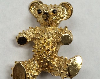 Teddy bear pin | Etsy