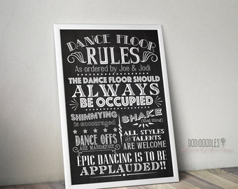 Dance signs | Etsy
