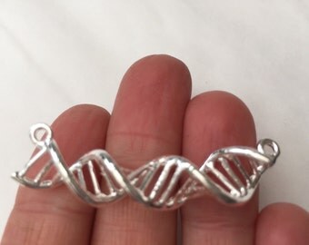 DNA double helix necktie. DNA tie. Scientific print mens tie.