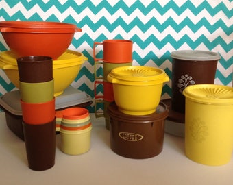 Tupperware canister | Etsy