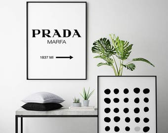 Prada marfa poster | Etsy