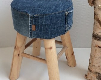 Recycled blue jeans | Etsy