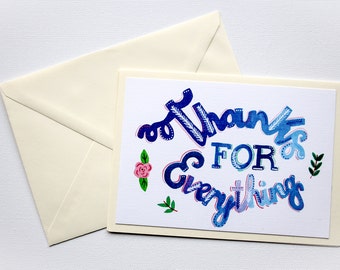 Hand painted cards | Etsy