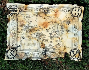 Narnia map | Etsy
