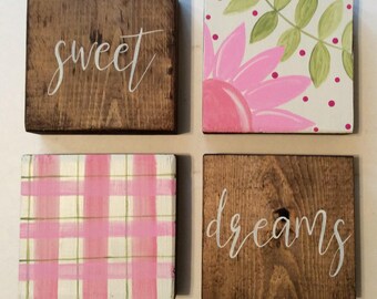SWEET DREAMS Sweet Dreams Sign Nursery Signs Baby Signs 32