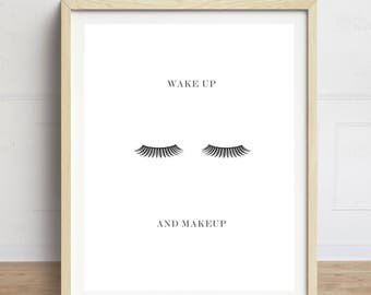 Makeup print | Etsy