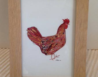 Rooster artwork | Etsy