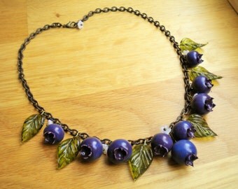 Blueberry jewelry | Etsy