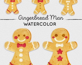 Gingerbread man clip | Etsy