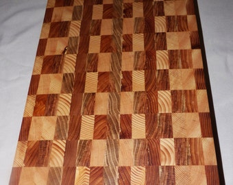 Items similar to Live Edge End Grain Board on Etsy