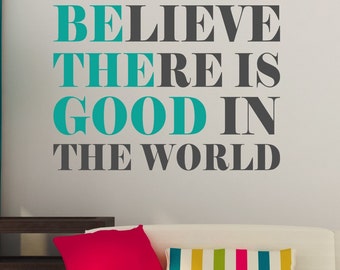 Positive wall decal | Etsy