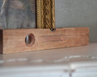Antique wood level | Etsy