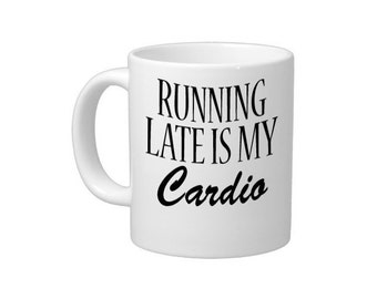 Funny running mug | Etsy