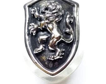 Sterling Silver Lion Ring Lion Man Lion Lion King Power