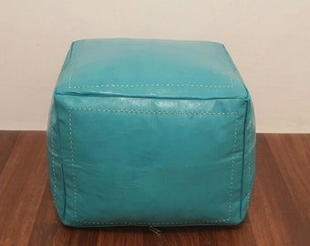 Turquoise pouf | Etsy
