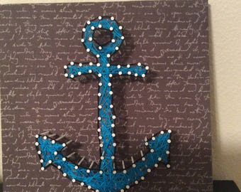 Anchor string art | Etsy