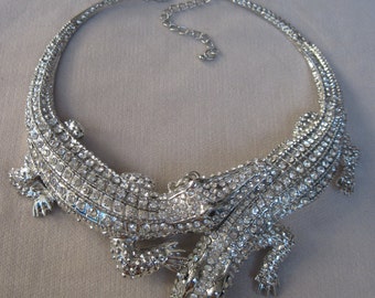 Alligator necklace | Etsy