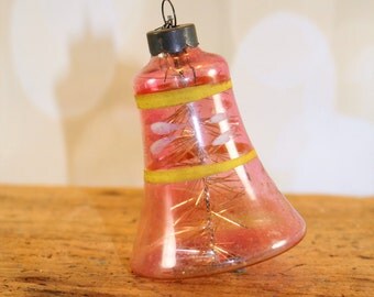 Glass bell ornament | Etsy