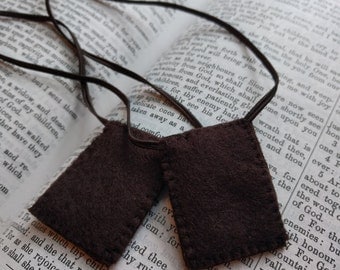 Brown scapular | Etsy