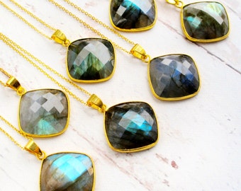 Labradorite necklace | Etsy