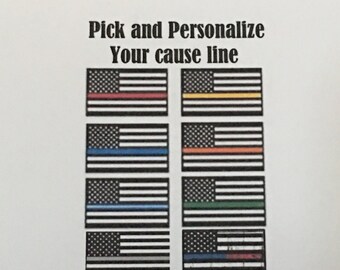 Thin blue line angel | Etsy