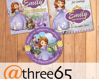 Sofia the first tags | Etsy