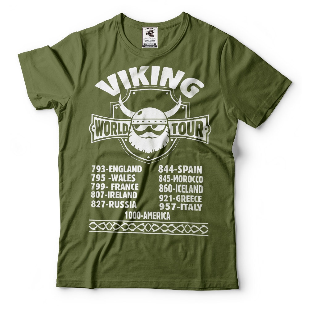 Viking T-shirt Tee shirt Vikings Scandinavia Tee shirt