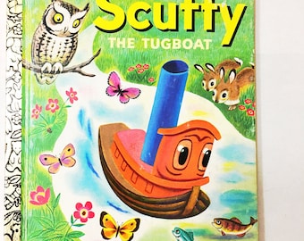 Scuffy the tugboat | Etsy