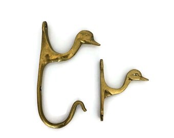 Brass duck hook | Etsy