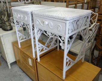 Wicker vanity | Etsy