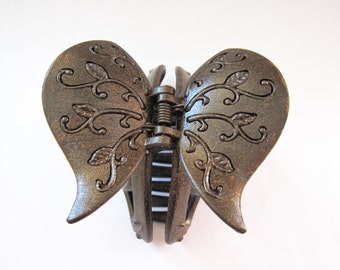 Wood hair claw | Etsy