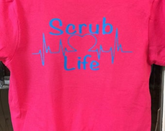 Monogrammed scrubs | Etsy