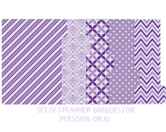 Purple dividers | Etsy