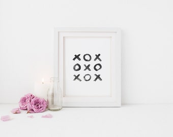 Items similar to brush script quote print Inspirational Hand lettering ...