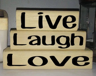 Live laugh love sign | Etsy