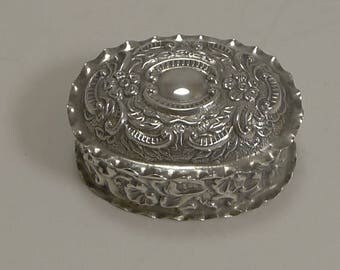 Antique pill box | Etsy