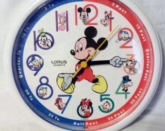 Mickey mouse clock | Etsy