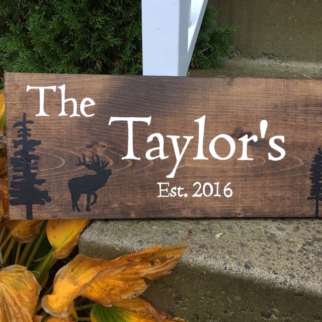 Custom Personalized Rustic Wood Signs and Home by DylansDesignShop