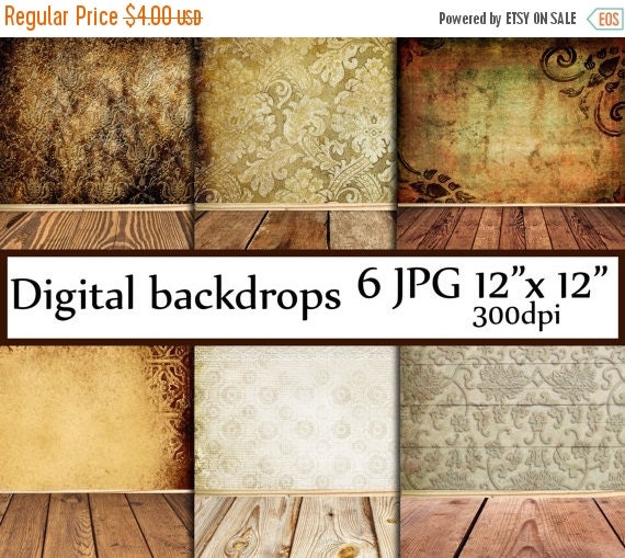 40%OFF Digital Backdrop room: DIGITAL BACKDROP by ChiliPapers