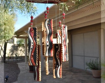 Ceramic wind chime | Etsy
