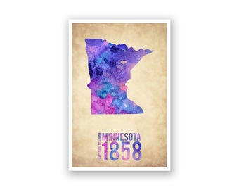 Minnesota outline | Etsy