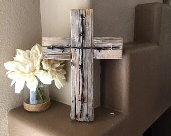 Wooden wall cross | Etsy