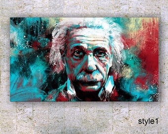Einstein painting | Etsy