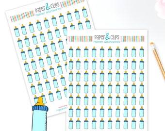 Baby bottle stickers | Etsy